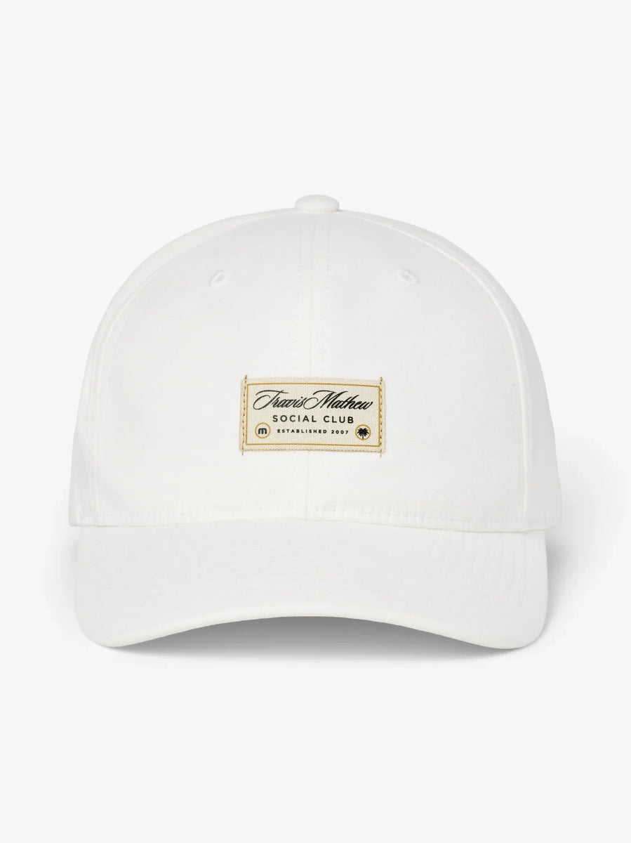 TM Social Club Hat in White | Shop Travis Mathew Hats | J. Longs